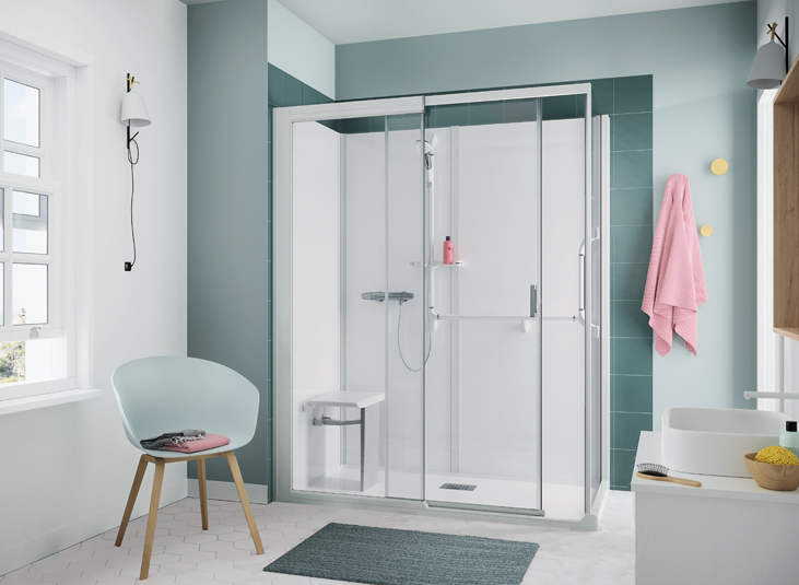 Begehbare Dusche: Installation an einem Tag! | Mobilae